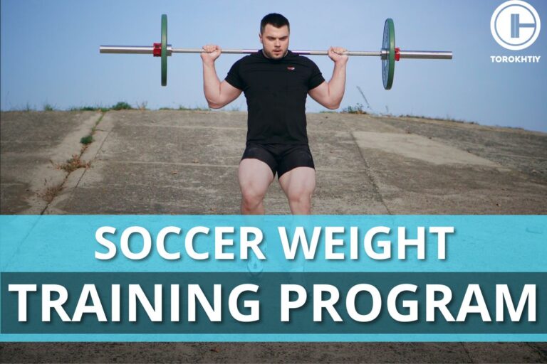 Strength Training For Soccer Players (Detailed Program)