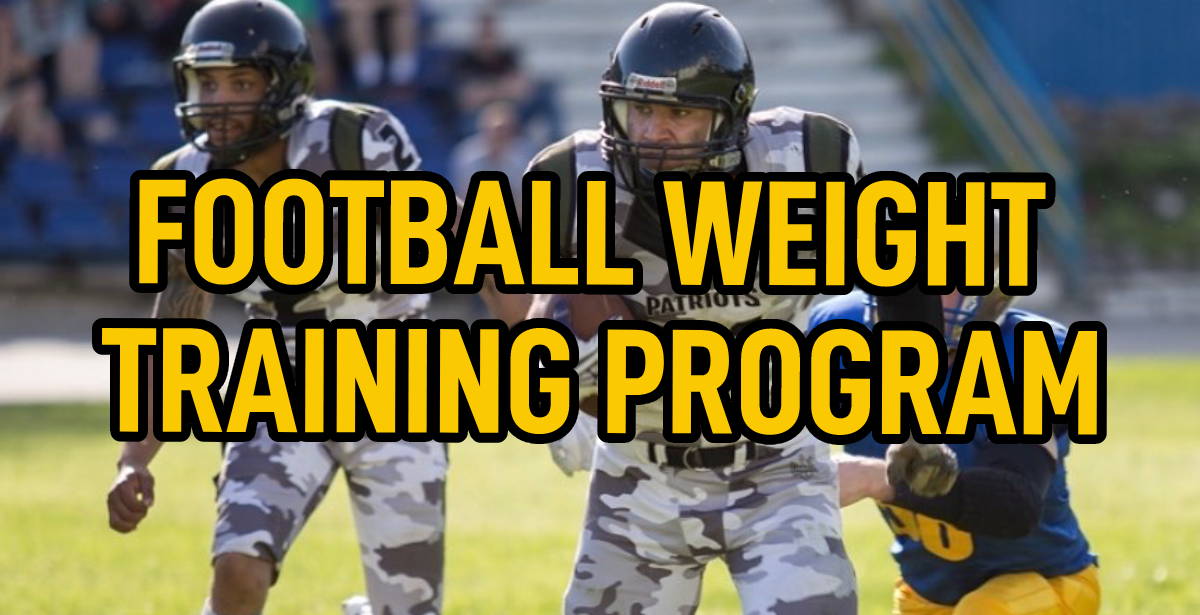 Strength Training For Football Players (Detailed Program)