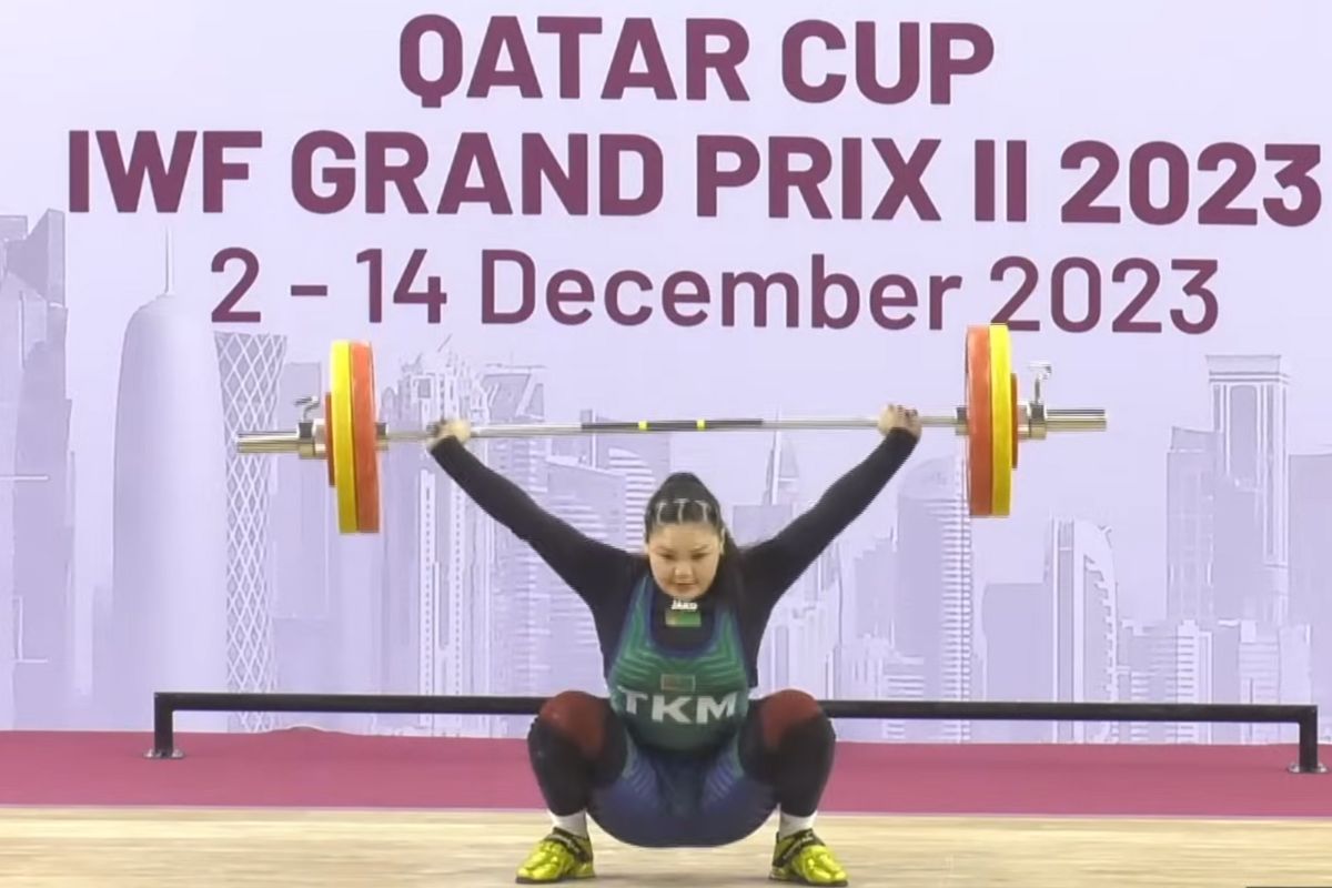 Rustamova Anamjan Wins Silver Medal At IWF Grand Prix II In Qatar (2023)