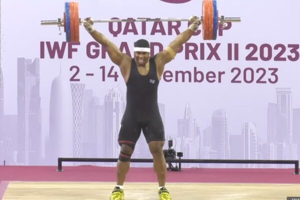 Taniela Rainibogi Took Three Medals At 2023 IWF Grand Prix II