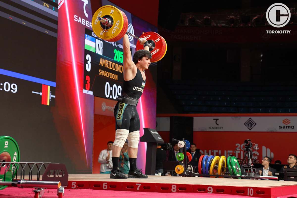 Sharofiddin Amriddinov Won Silver At Men’s 109 Kg 2024 Asian Championships