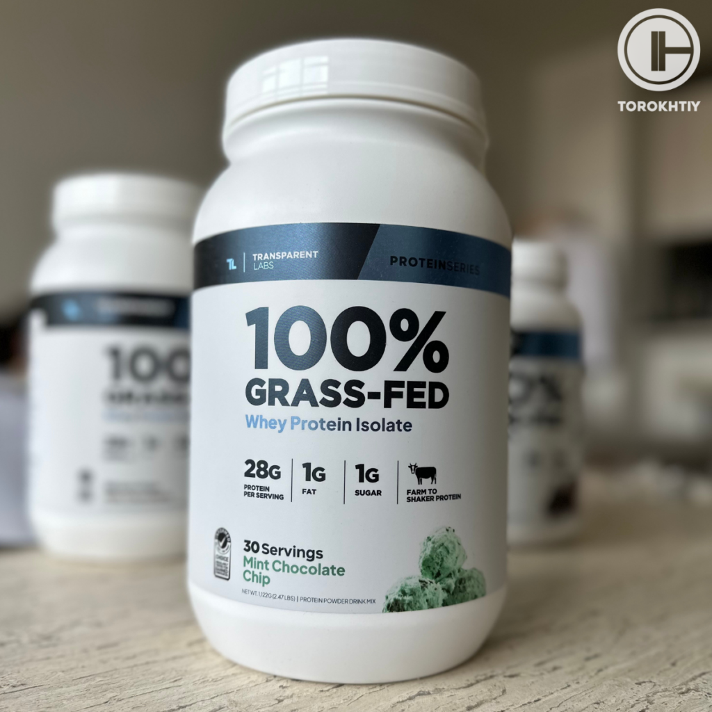 Transparent Labs Grass-Fed Whey Protein Isolate