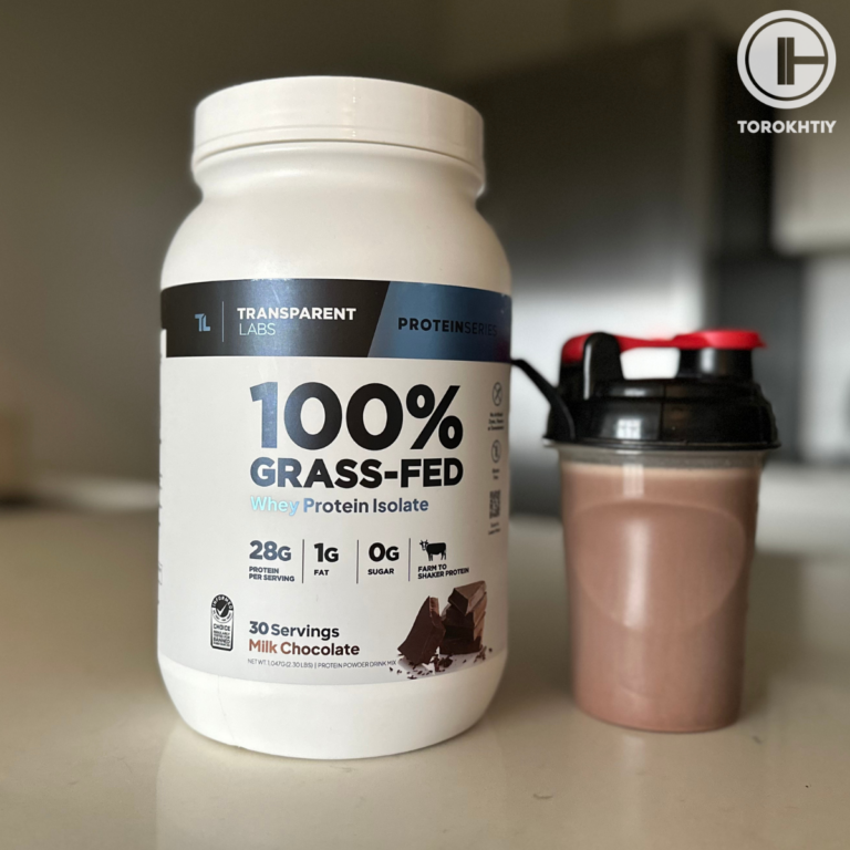 Transparent Labs Grass-Fed Whey Protein Isolate