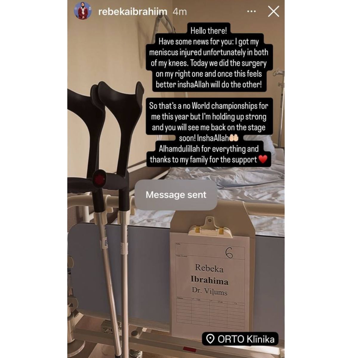 Meniscus Surgery Sidelines Rebeka Ibrahima Before Worlds Weightlifting ...